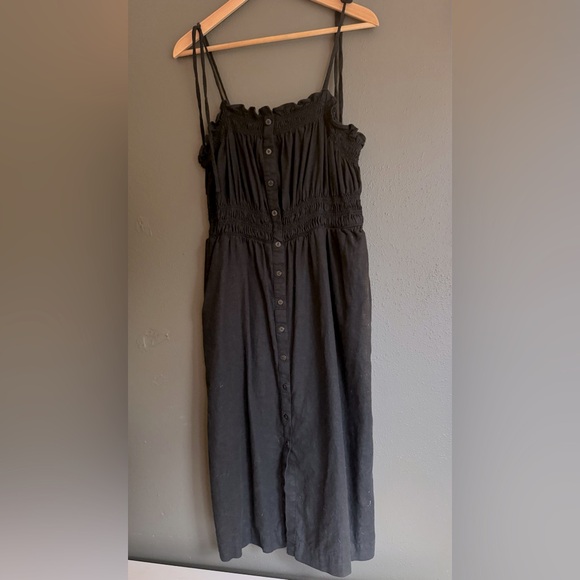 Universal Thread | Dresses | Universal Thread Black Linen Sundress Xxl ...